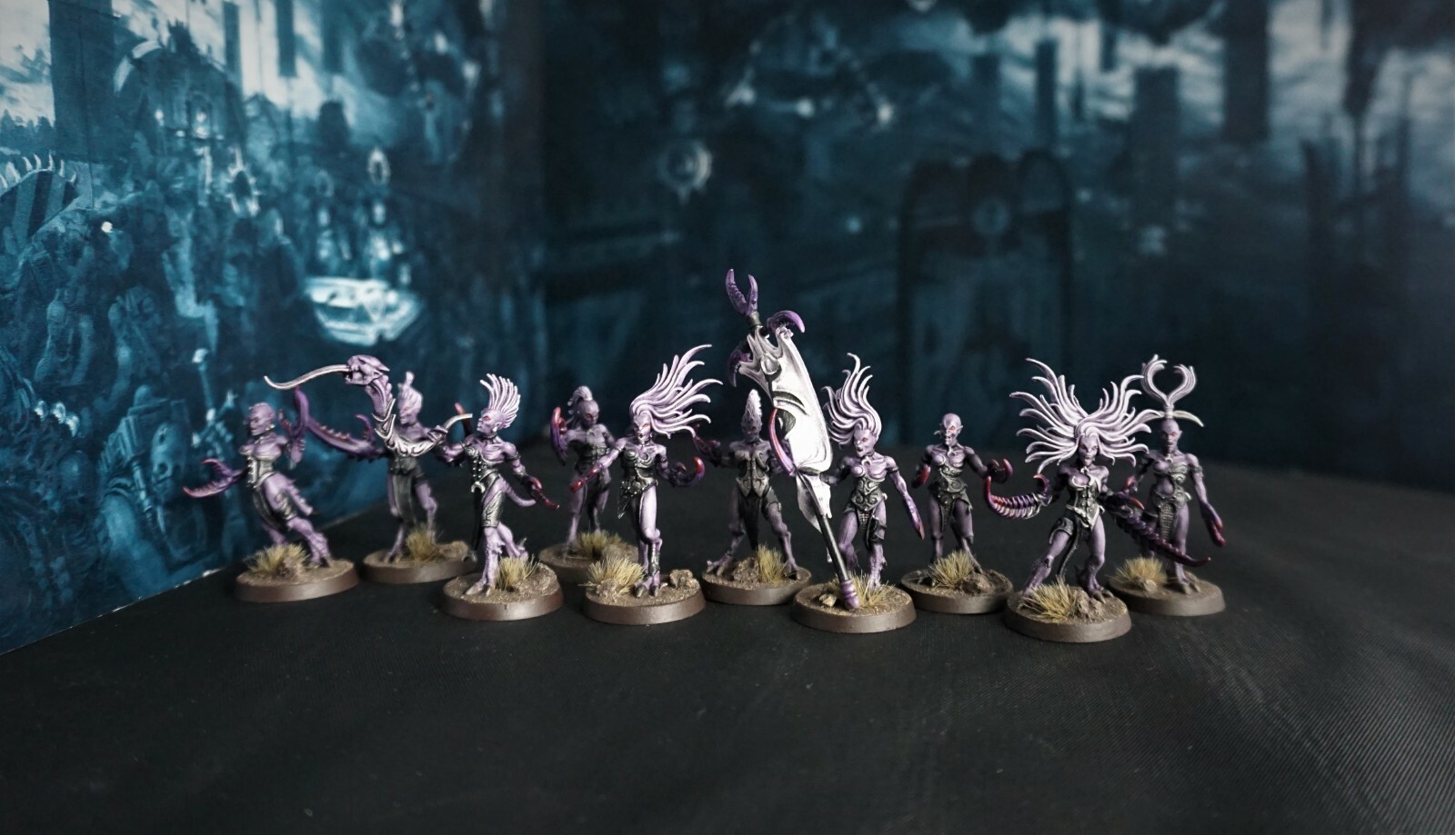 Daemonettes of Slaanesh painted AoS Warhammer 40k Hedonites of Slaanesh ...