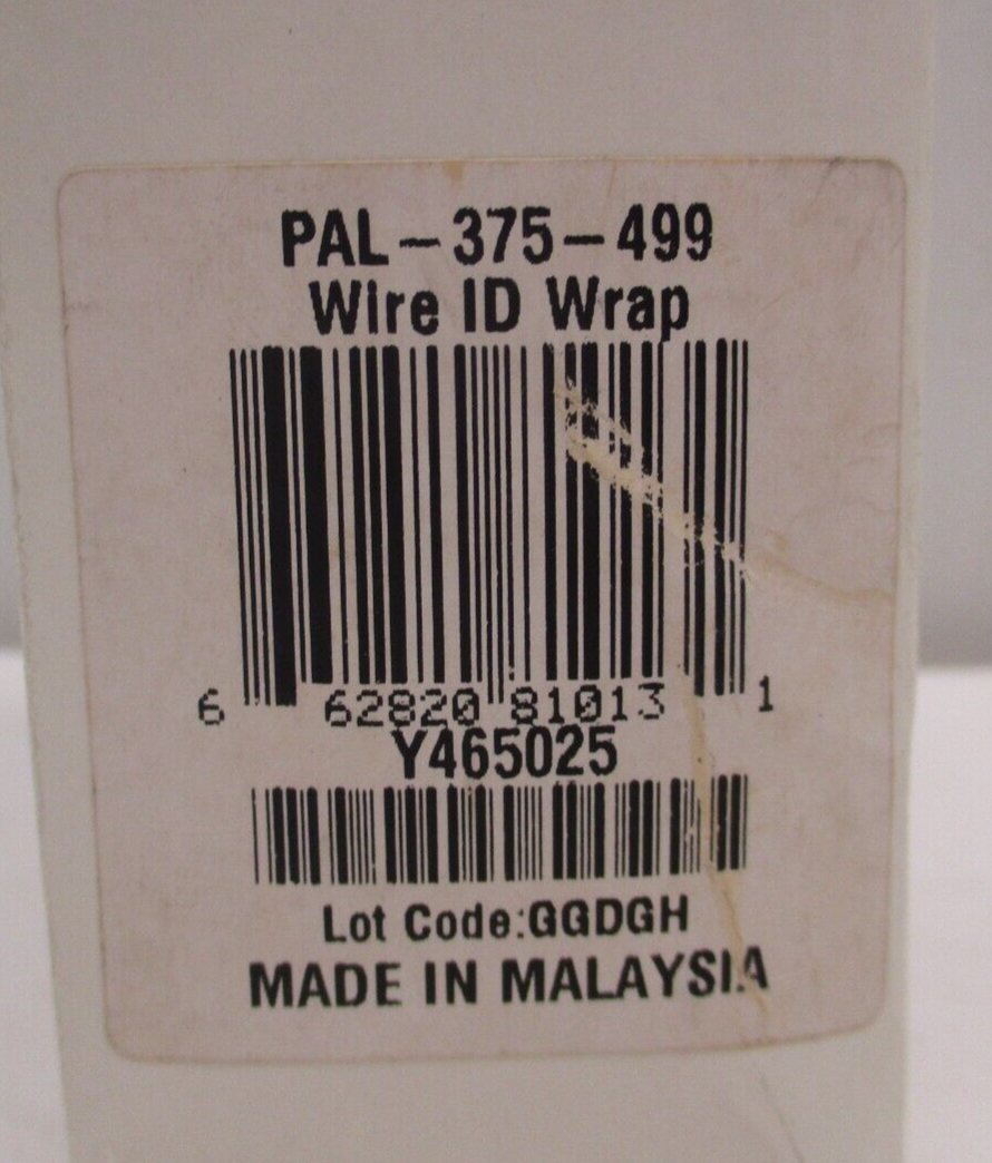 BRADY IDPAL LABEL CARTRIDGE P/N: PAL-375-499 3/8" 19FT B-499 COATED ...