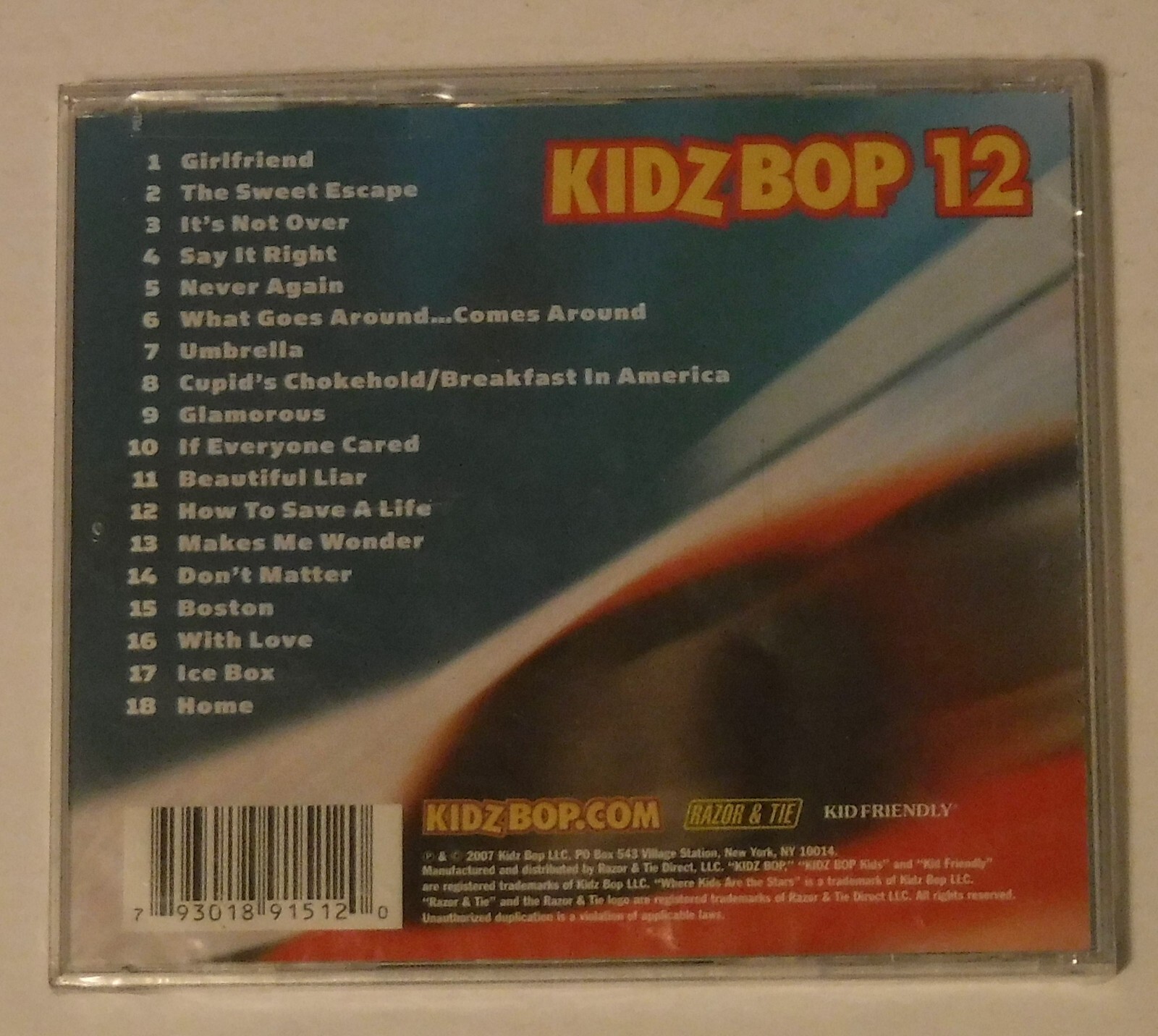 Kidz Bop 12 by Kidz Bop Kids (CD, Jul-2007, Razor & Tie) New Sealed ...