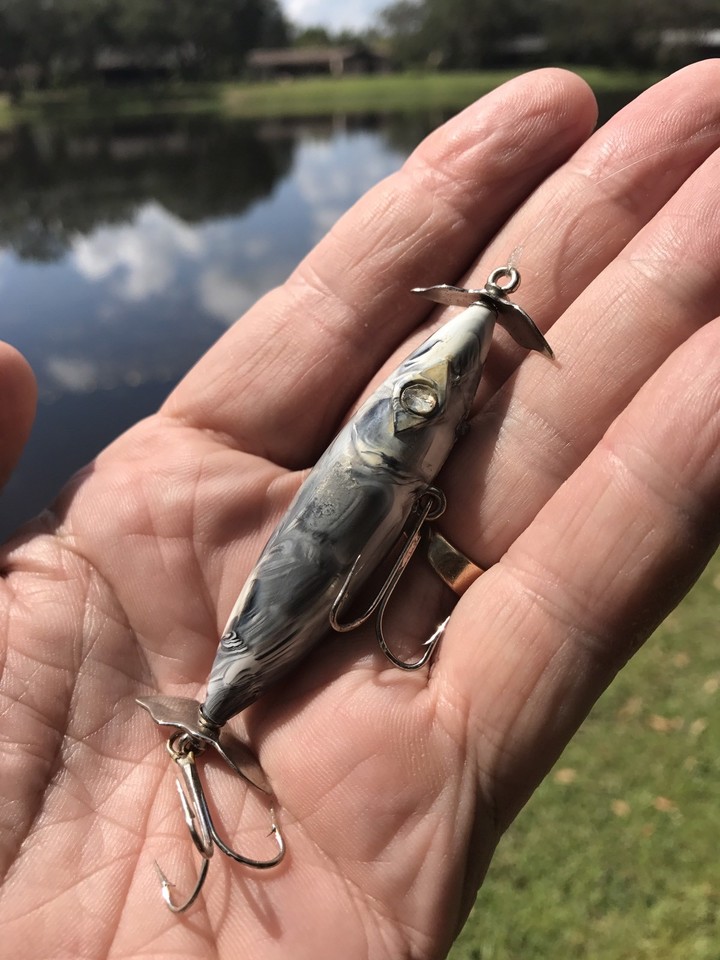 Vintage Diamond Eye Rattler Topwater Lure - Capt Jim Strader's Fishing ...