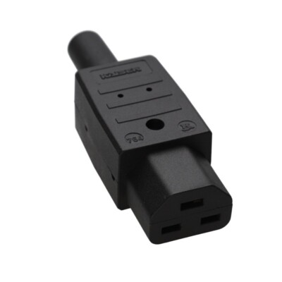 IEC C21 Female Inline Rewireable Socket Kettle Lead Power Adapter Plug ...