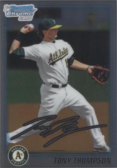 2010 Bowman Draft Picks & Prospects - Chrome Draft Picks Tony Thompson ...
