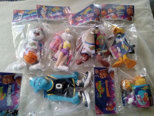 McDonalds SPACE JAM 1996 Plush Tune Squad COMPLETE SET of 6 NIP SEALED ...