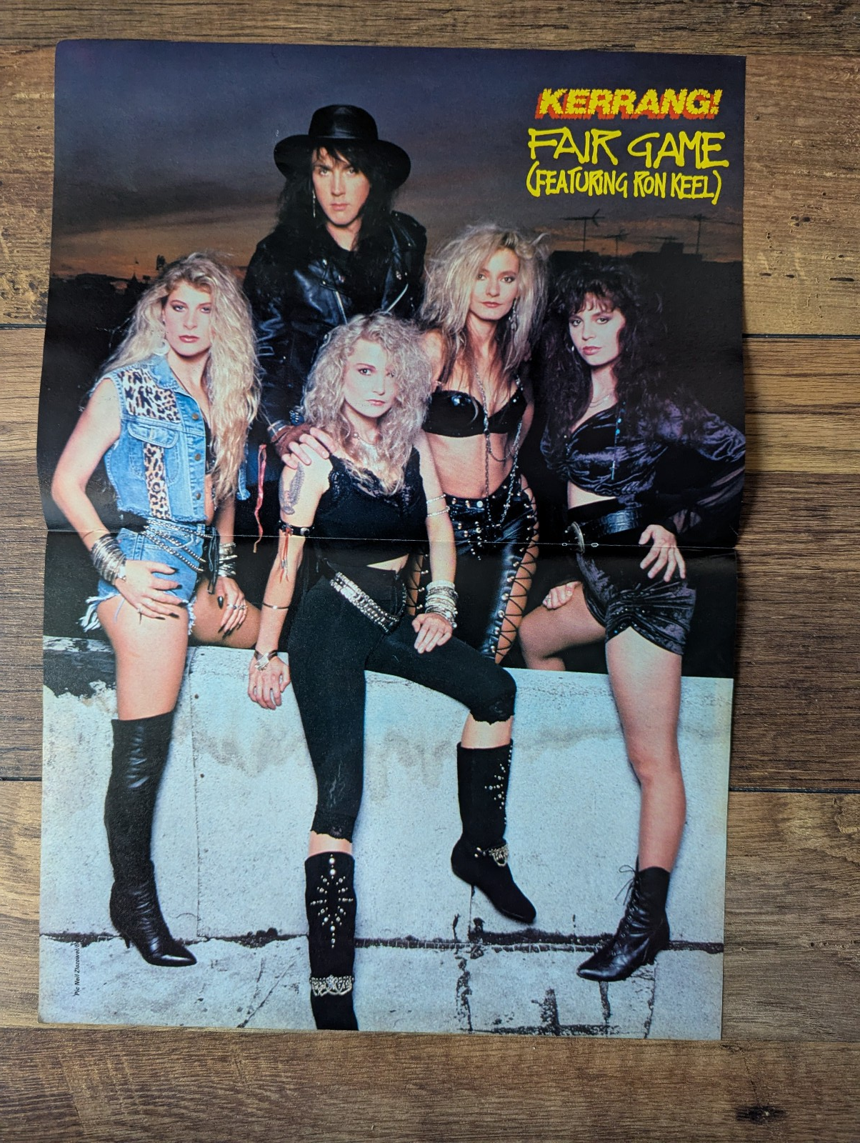 Fair Game (feat. Ron Keel)/Mark Slaughter Kerrang! Double-Sided Poster ...