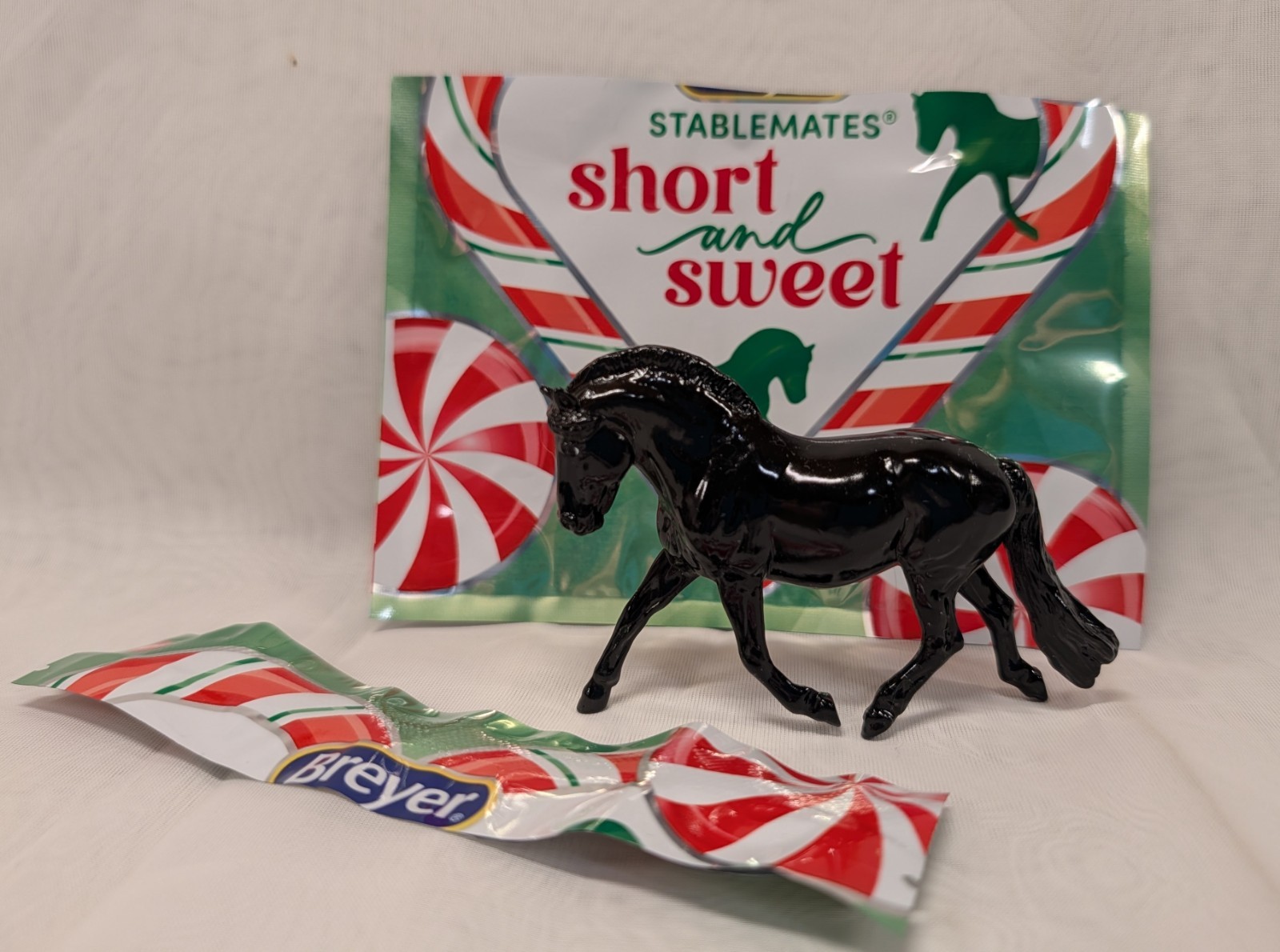 Breyer - Short and Sweet - Coal - Glossy Black Fjord Stablemate - Only ...