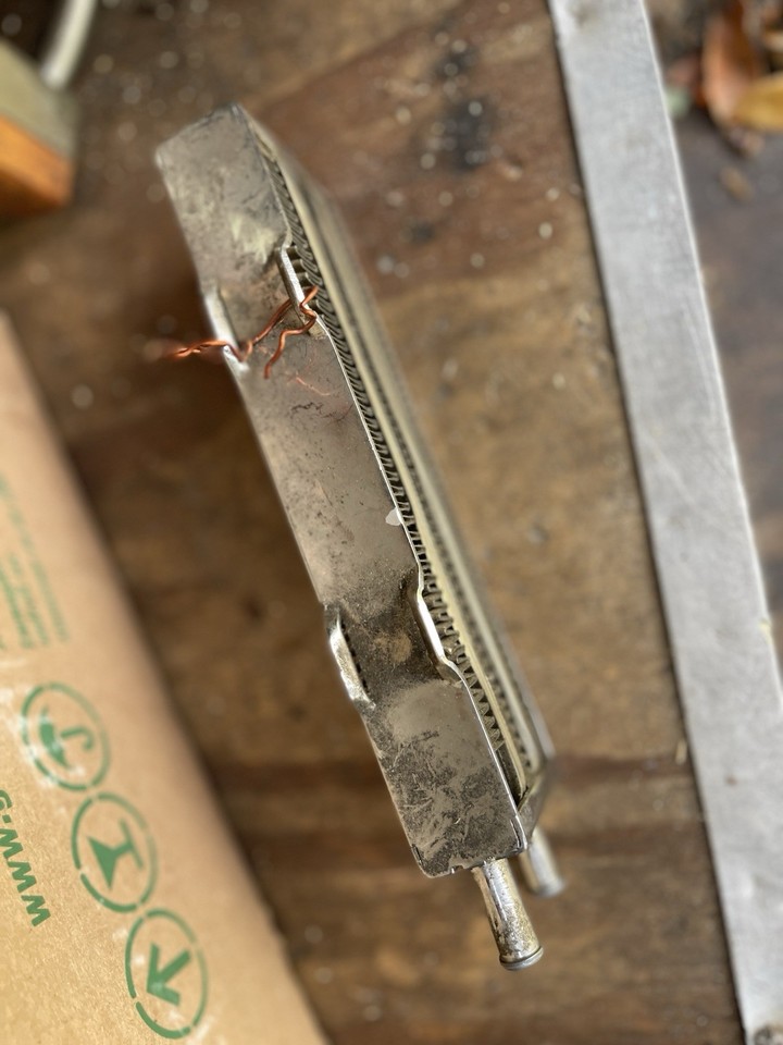 70s Harley Sportster Ironhead chrome Lockhart Oil Cooler Shovelhead ...