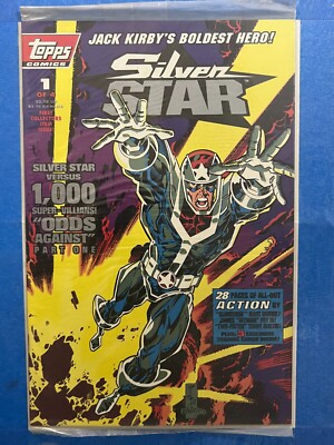 SILVER STAR #1 TOPPS COMICS 1993 ( BAGGED WITH 3 TRADING CARDS ...