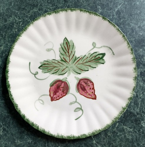 Blue Ridge Southern Potteries Wild Strawberry Dinner Plate 10.5" | eBay