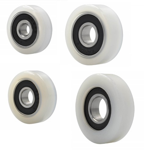 Kunststoff Rollen für Tore mit Lager Laufrolle Führungsrolle Ø25 - Ø91 ...
