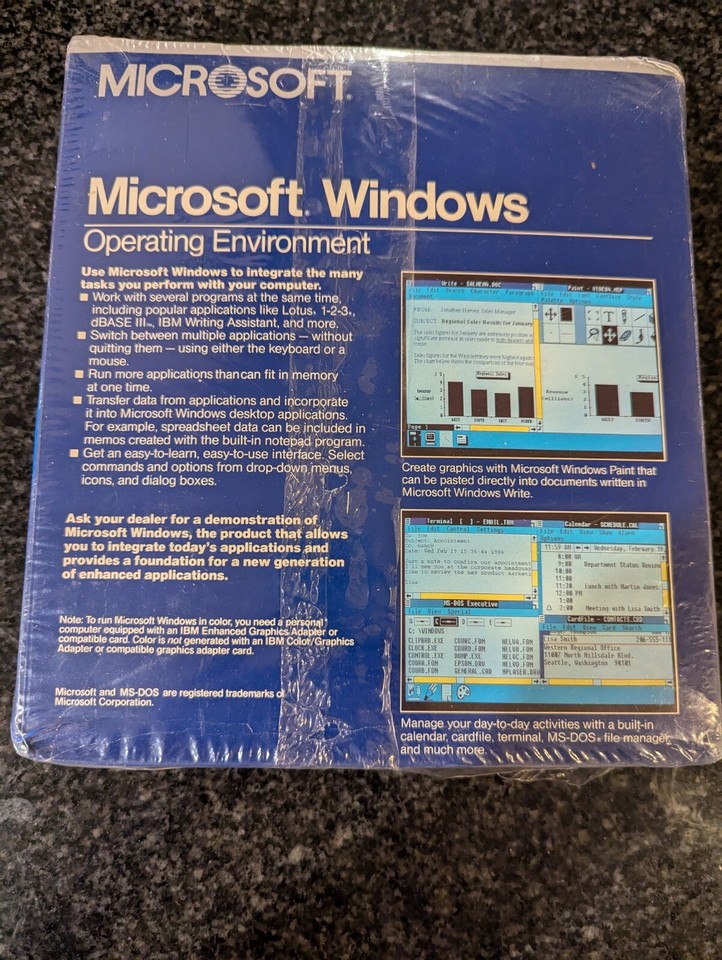 UNOPENED & SEALED Microsoft Windows Operating Environment | eBay