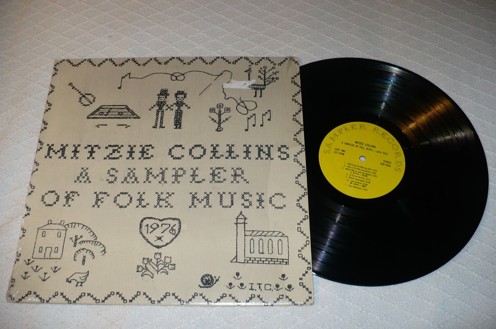 Mitzie Collins LP, A Sampler Of Folk Music, Sampler USR9590, ORIGINAL ...