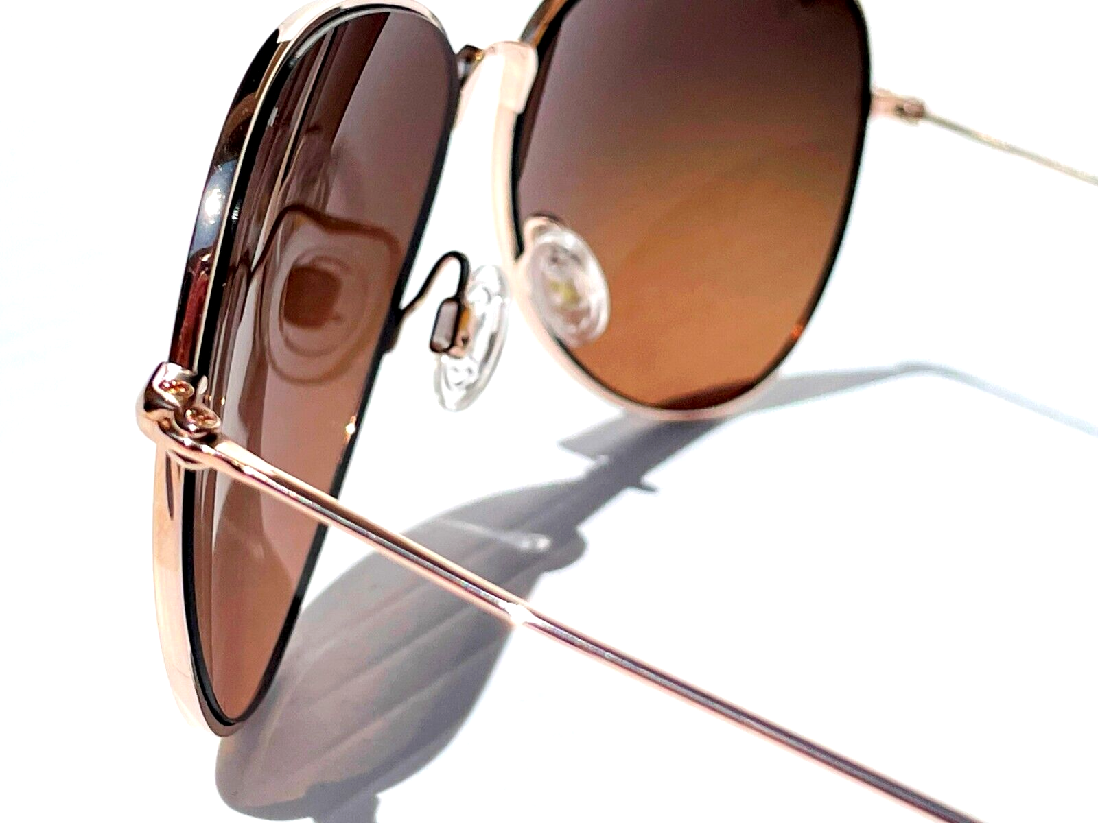 NEW Maui Jim MAVERICKS Gold POLARIZED HCL Bronze Lens Sunglass HS264-16 ...