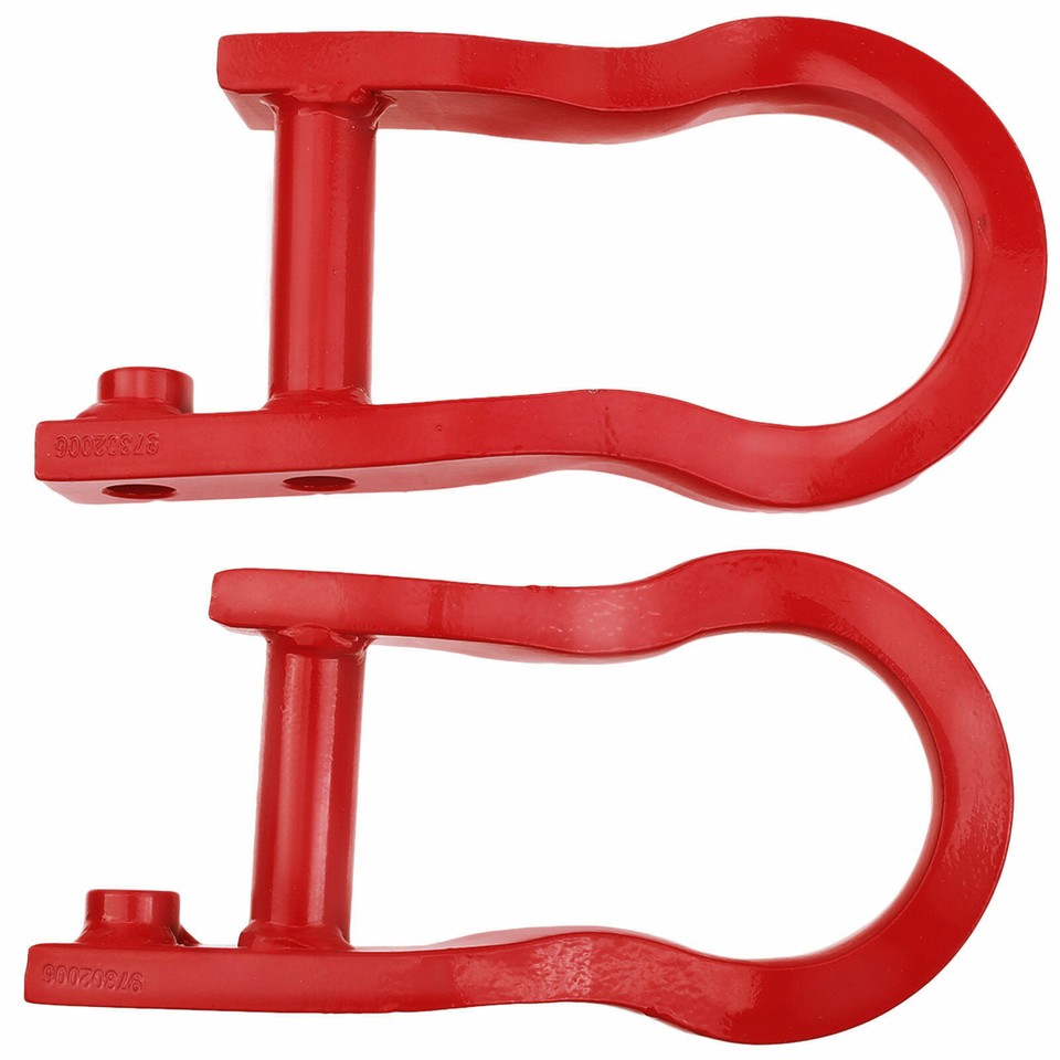 Pair (2) Red Tow Hooks for Chevy Silverado GMC Sierra 1500 2007-2019 ...