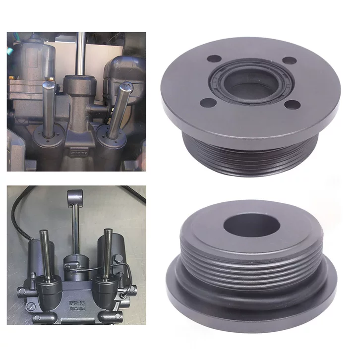 Tilt Trim End Cap Outboard Trim Cap Hard Anodized Finish For Outboard ...