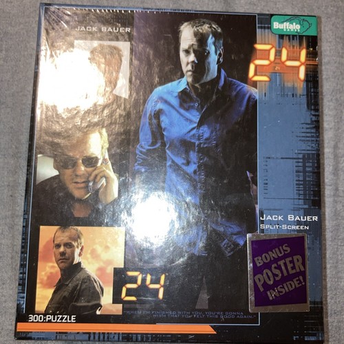 New Jack Bauer 24 TV Series 300 Pieces Jigsaw Puzzle with Poster ...