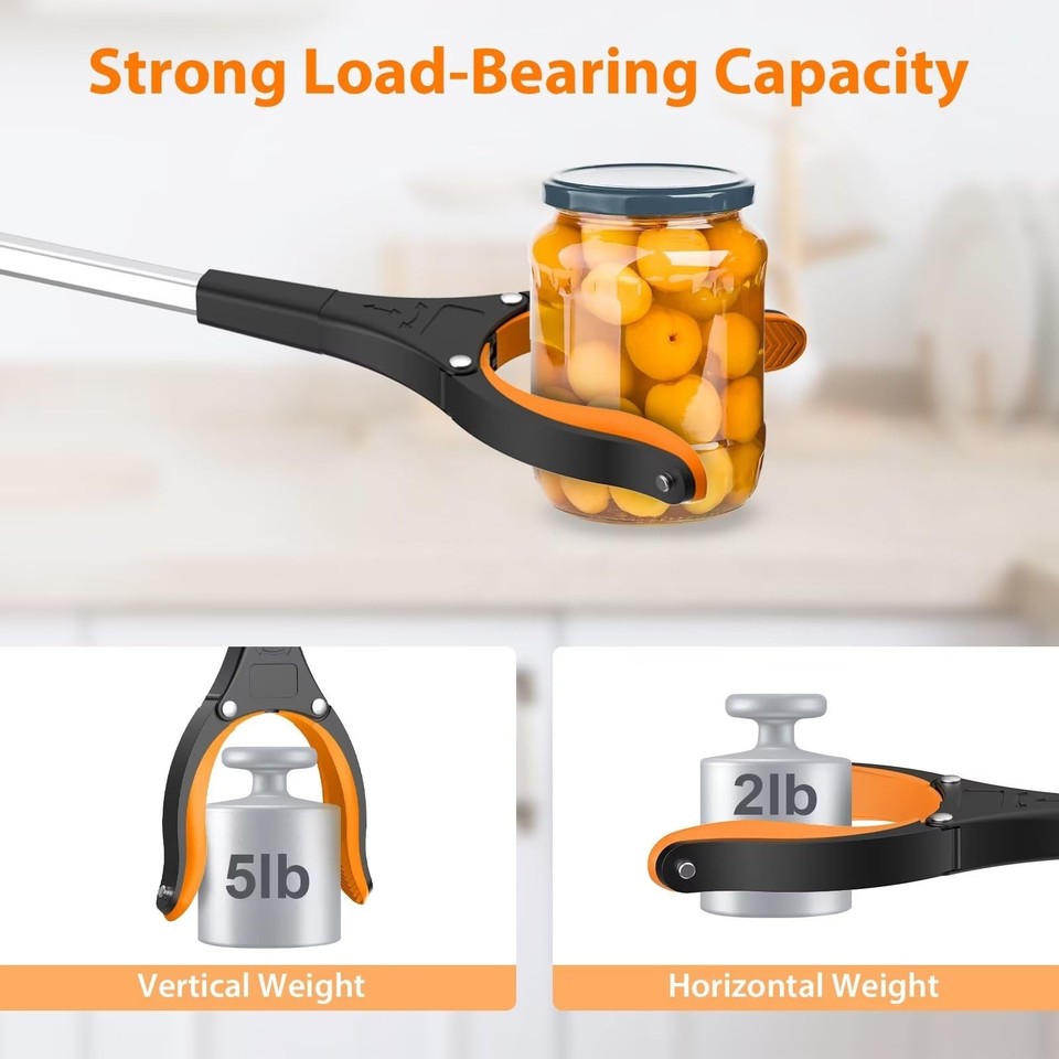 32 Grabber Reacher Tool, 2-Pack Foldable Reacher Grabber Pickup Tool ...