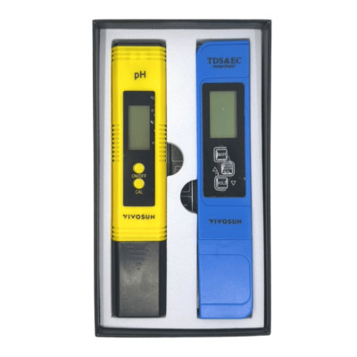 Vivosun TDS & EC Meter & pH Tester Combo Home Garden Plant Accessories ...