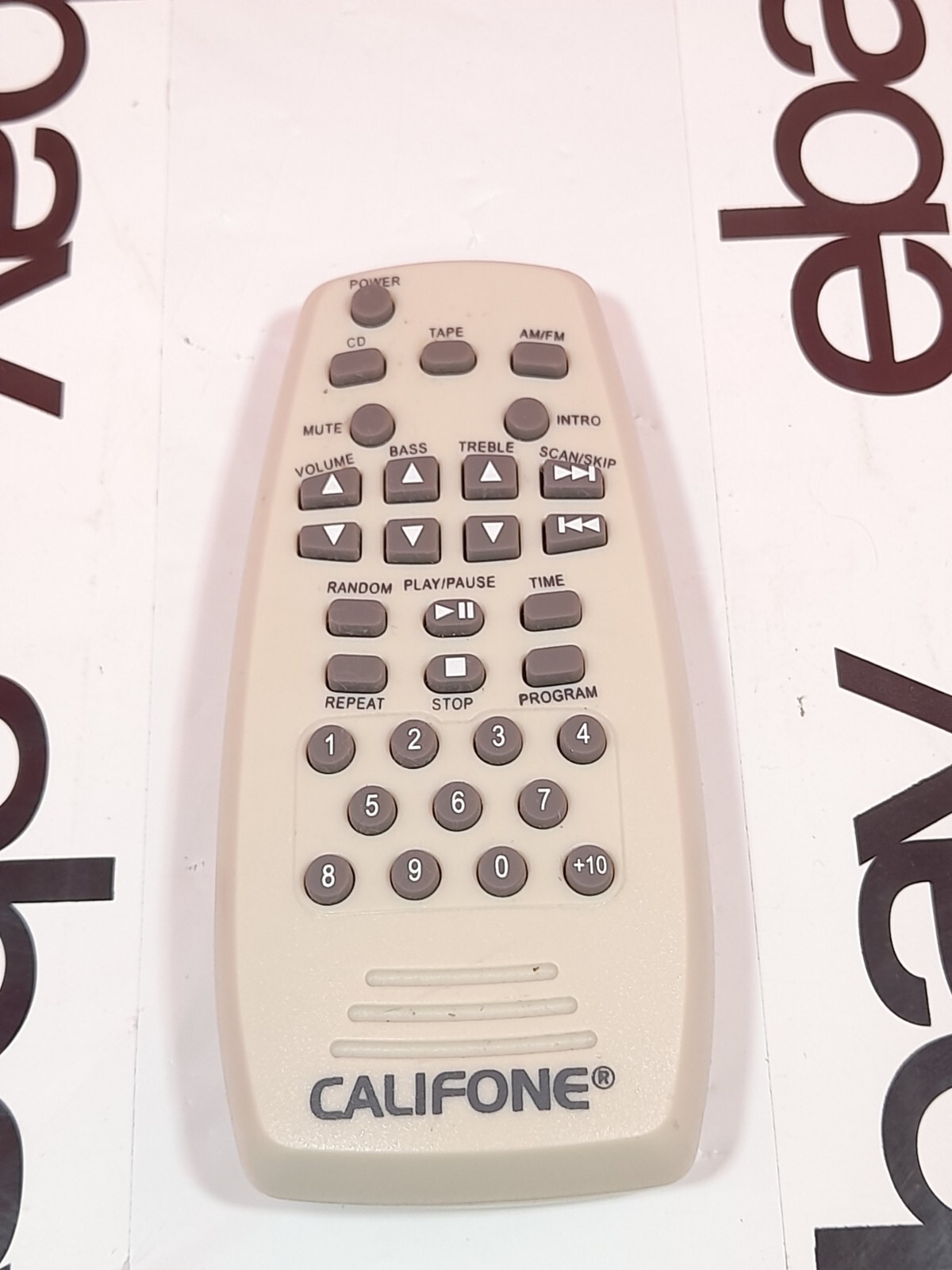 Original Califone Replacement Remote RC-2300 2385AV-02 2395AV-02 Oem ...