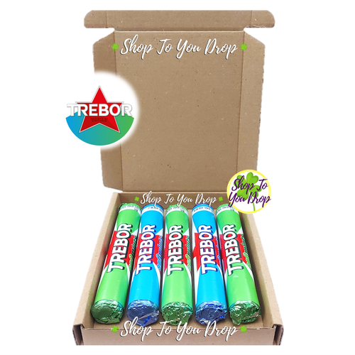 5 TREBOR SOFTMINTS SPEARMINT & PEPPERMINT 38g ROLLS Soft Mints Sweets ...