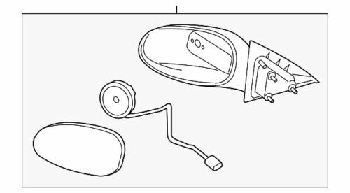 Genuine GM 2008-2016 Chevrolet Impala Mirror Assembly Outside Rear View ...