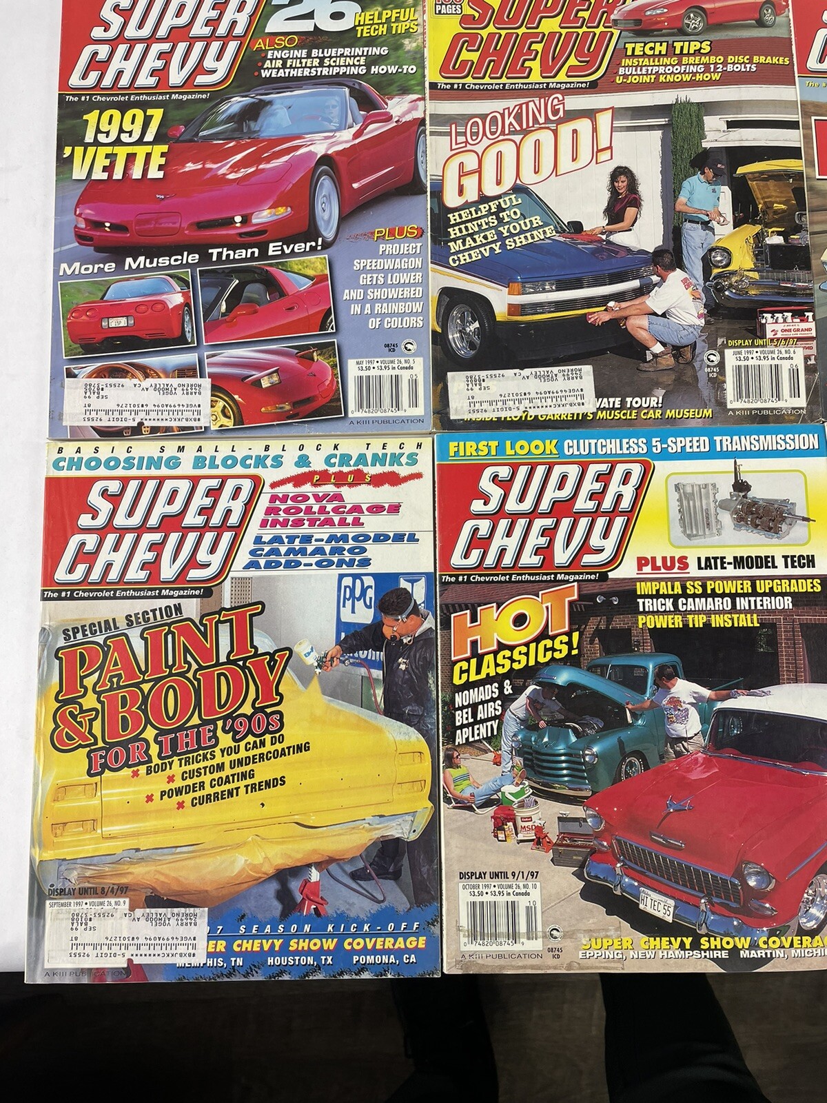 Lot of 12: SUPER CHEVY MAGAZINES Complete Full Set 12 issues Jan to Dec ...