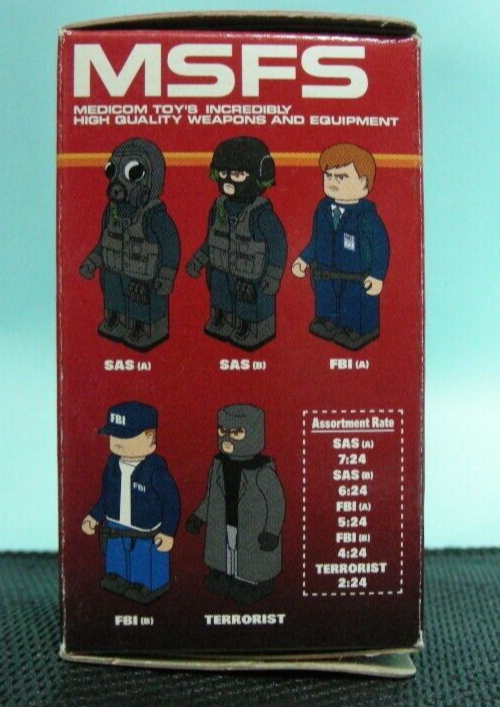 MEDICOM SAS 1 Special Force Series Kubrick MSFS FBI TERRORIST 5pcs | eBay