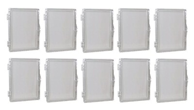 (10 Box Lot) Ultra Pro 15-Card Hinged Plastic Boxes Holders For Trading ...