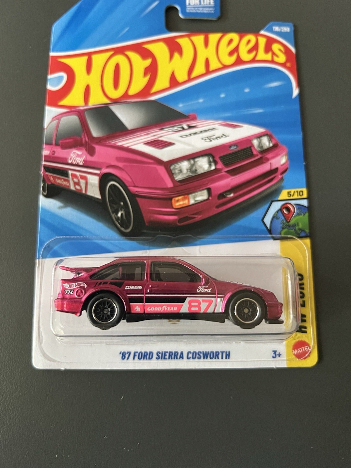 Hot Wheels Ford Sierra Cosworth 1987 Super Treasure Hunt Euro Pink ...