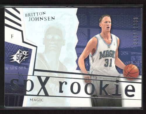Britton Johnsen 2003-04 SPx #138 /2999 Orlando Magic | eBay