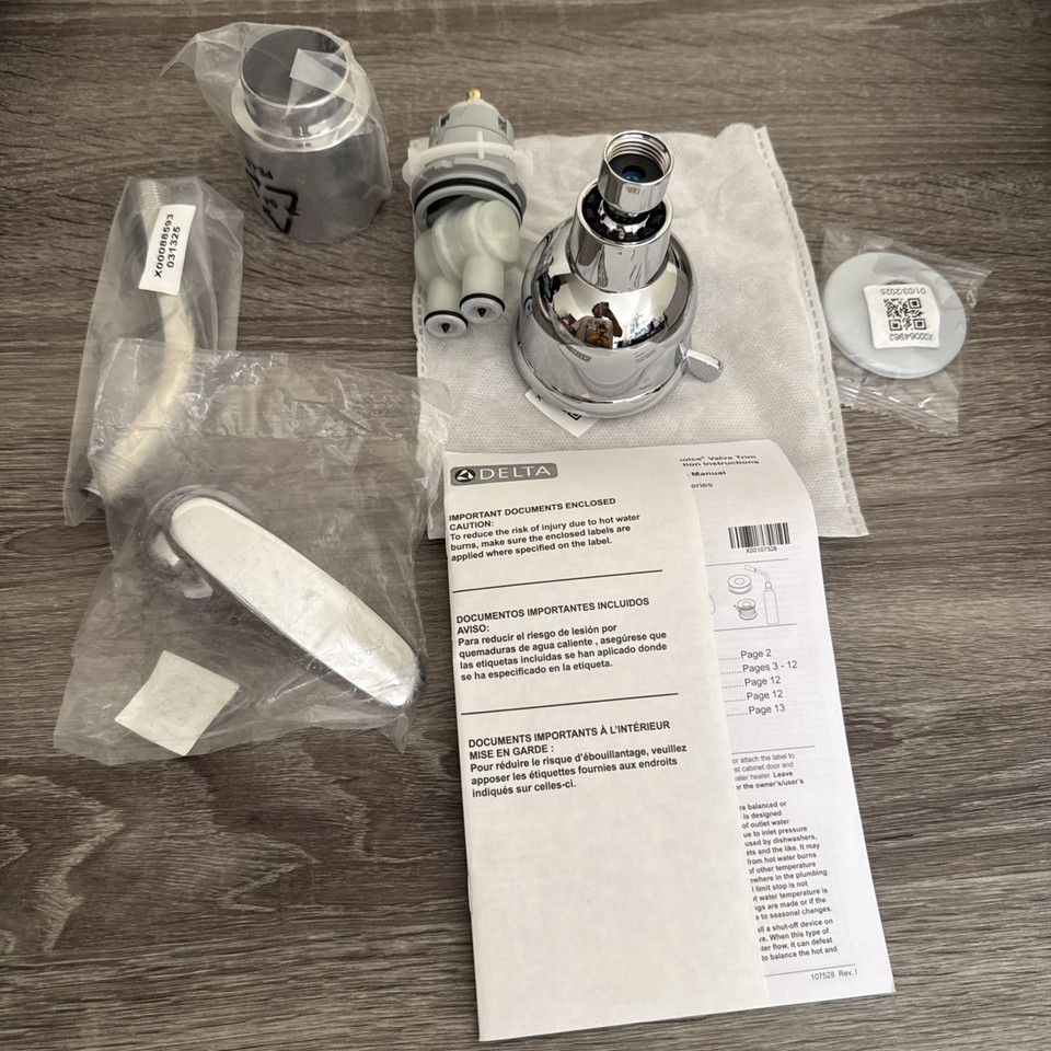 Delta Foundations - Monitor 13 Series - Shower Trim - Chrome - BT13210 ...