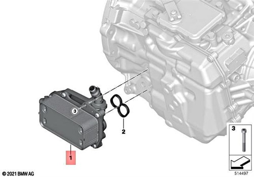Genuine BMW MINI X1 JCW F39 F45 F48 F49 F52 F54 F56 Heat Exchanger ...