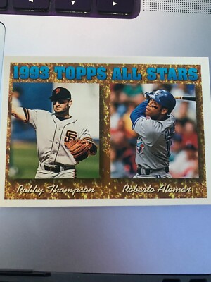 1993 Topps All Stars #385 Roberto Alomar and Robby Thompson | eBay