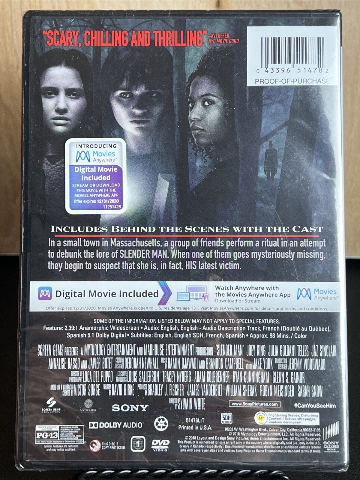 Slender Man (DVD, 2018) for sale online | eBay
