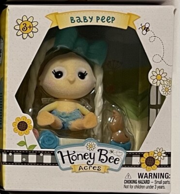 BRAND NEW Honey Bee Acres BABY PEEP FLOCKED 1 OF 4 COMPLETE YOUR SET ...