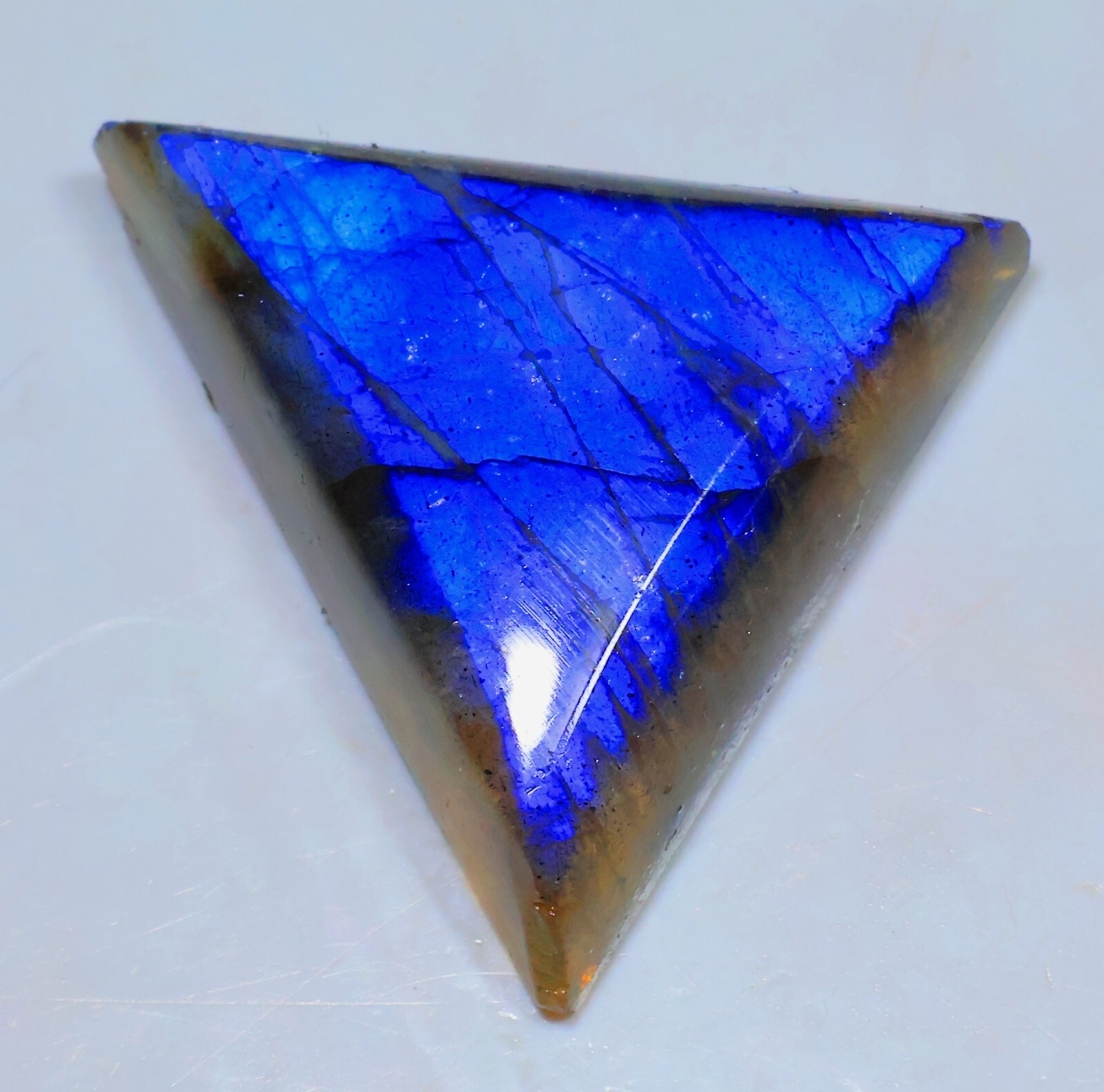 100% NATURAL DEEP BLUE FIRE LABRADORITE FANCY CABOCHON GEMSTONE GF- | eBay