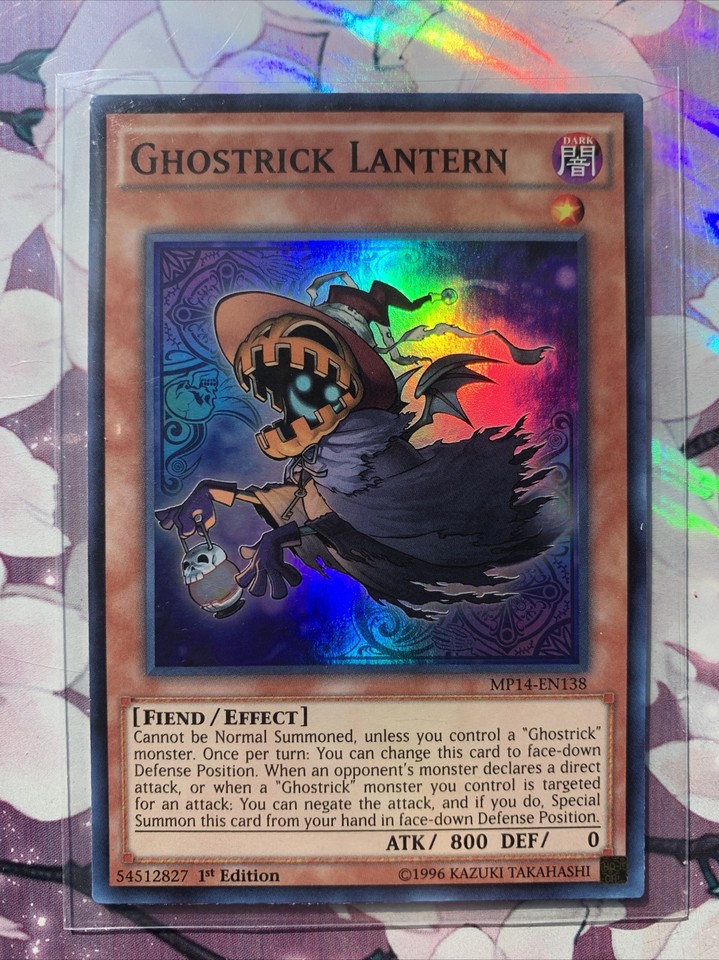 Ghostrick Lantern 1st Edition MP14-EN138 Super Rare Yugioh NM | eBay