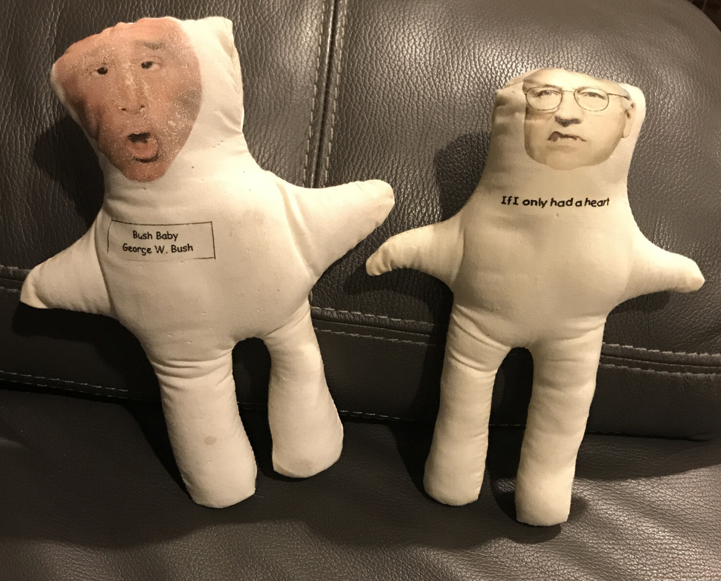 BUSH BABY PRESIDENT GEORGE W BUSH & DICK CHENEY VICE PRESIDENT BABY ...