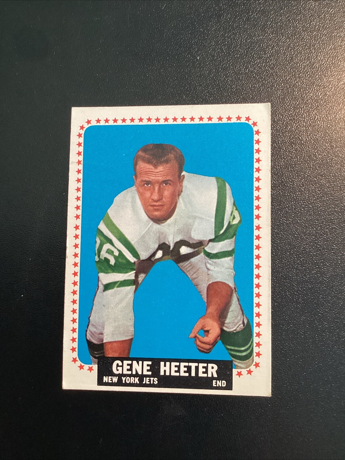 1964 Topps Football Card #115 Gene Heeter (RC) New York Jets Tight End ...
