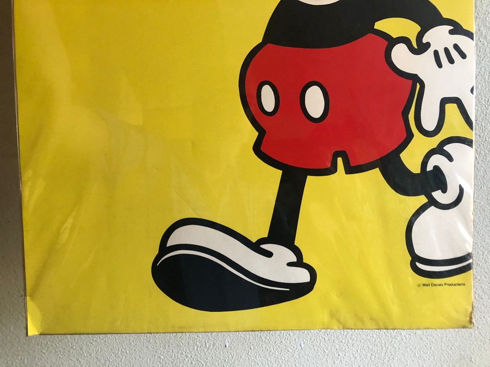 1978 Mickey Mouse 50th Happy Birthday Art Poster New York NYC MOMA ...