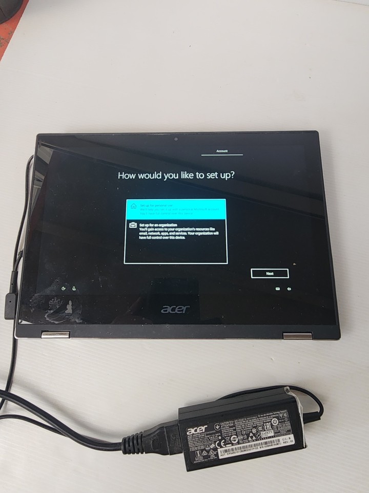 Acer Spin Touchscreen Laptop 2-in-1 – Boots to Windows – With Charger ...