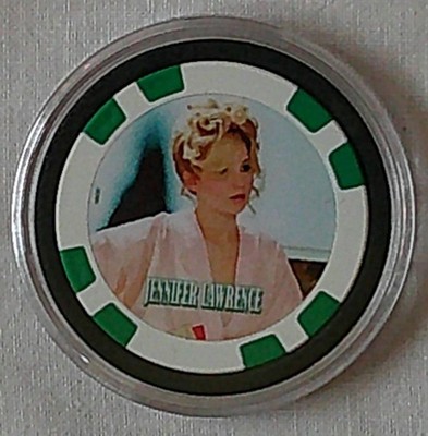 JENNIFER LAWRENCE COLLECTOR NOVELTY CASINO CHIP - CC095 | eBay