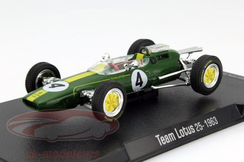 JIM CLARK LOTUS 25 1963 1:43 Scale F1 Racing Car Formula One Toy Model ...