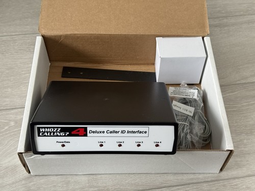 WHOZZ CALLING? 4 Deluxe Caller ID Interface CallerID (Ethernet) | eBay