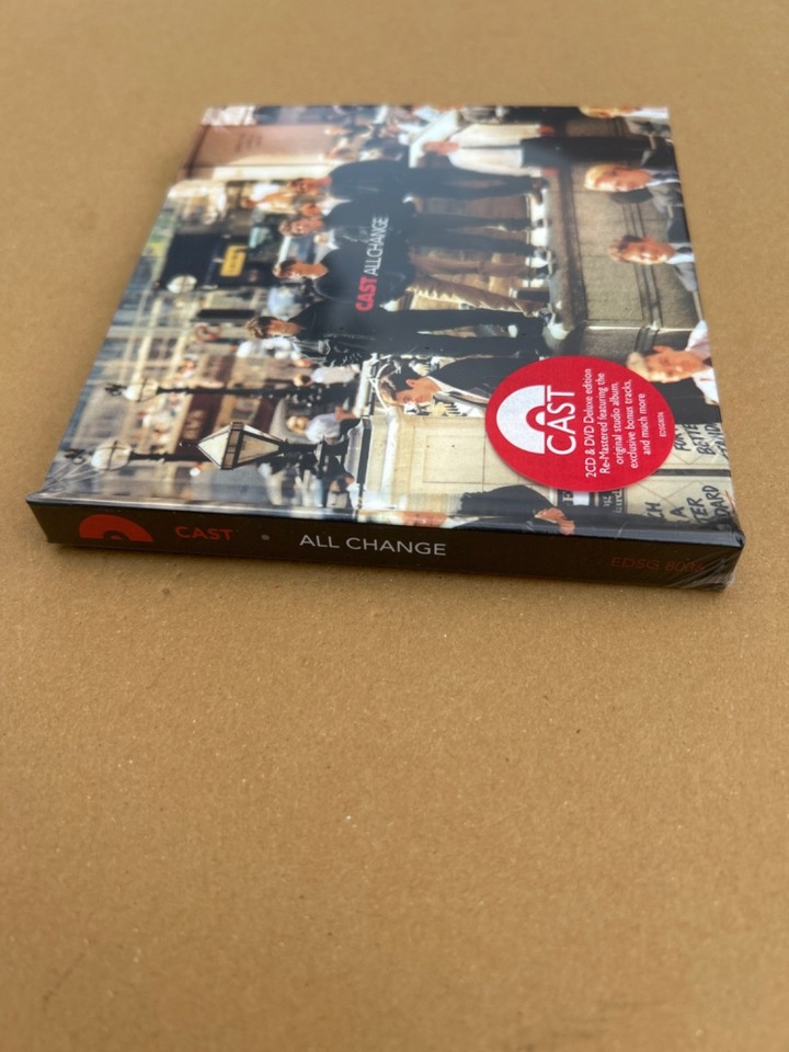 CAST - ALL CHANGE - DELUXE REMASTERED DOUBLE CD & DVD BRAND NEW (OASIS ...