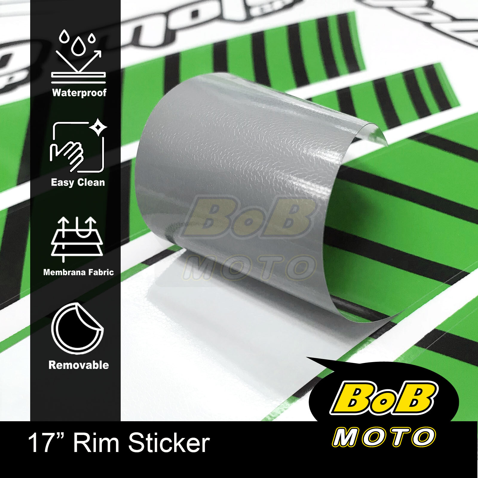 17 INCH Rim Wheel Sticker Deals Dark Green AA02 For Aprilia RSV4 R APRC ...