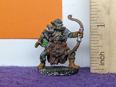 Reaper Orc Fighter 1/3 SKU: 02550 Metal Miniature Fantasy | eBay