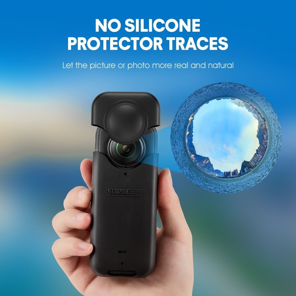 Silicone Protector Case Cover Protective Sleeve Lens Cover For Insta360 ...