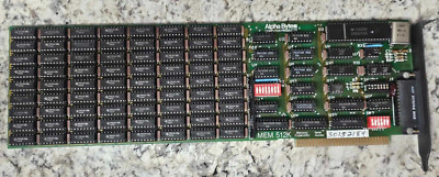 AlphaByte Mem 512K IBM AT 5150 5160 Computer Memory Expansion 16 bit ...