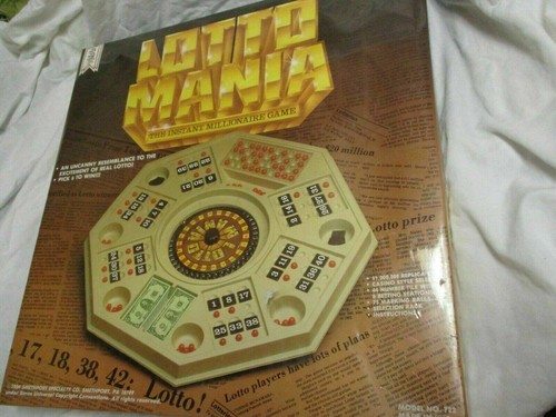 Lotto mania vintage 1984 instant millionare game by smethport | eBay