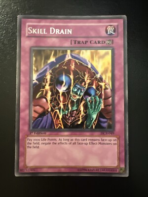 Skill Drain DCR-049 Rare 1st Edition Yu-Gi-Oh! TCG | eBay